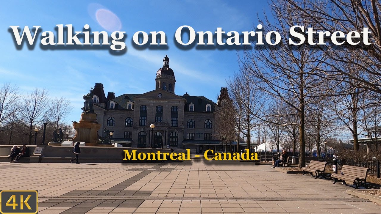 Walking on Ontario Street - Montreal - Canada 🇨🇦 - YouTube