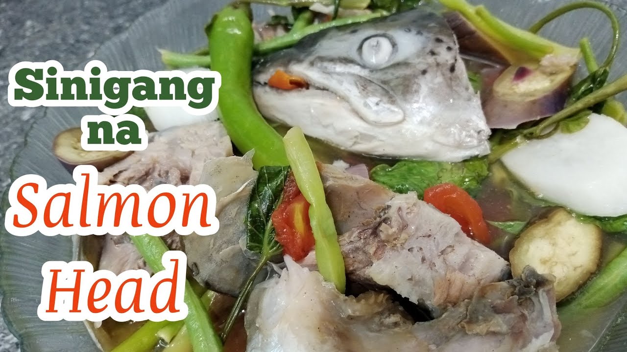 Sinigang na Salmon Head | Salmon Recipe | Yummy Sinigang - YouTube