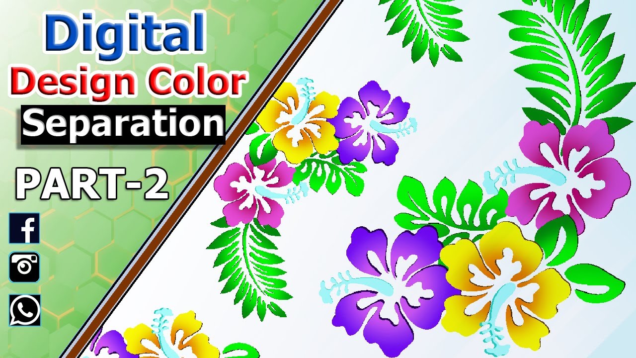 Digital Design Color Separation in Photoshop - Part 2 - YouTube