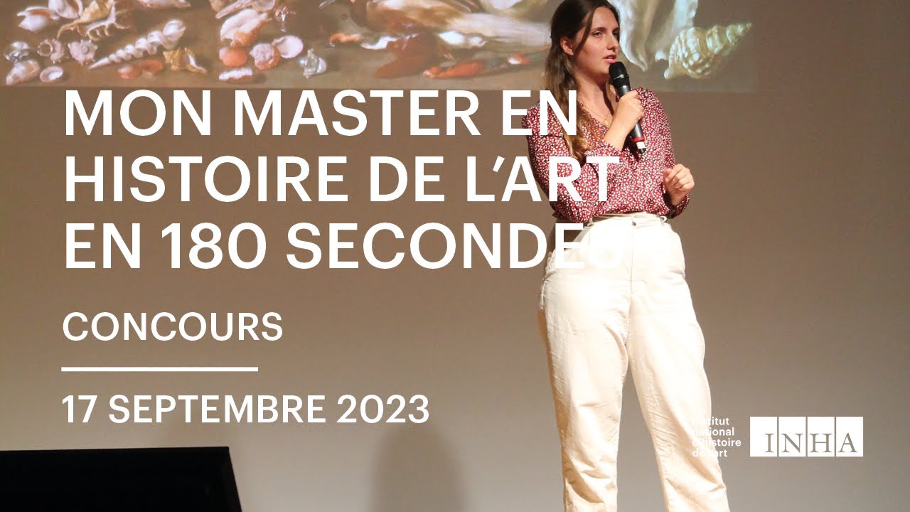 Mon master en histoire de l'art en 180 secondes - YouTube