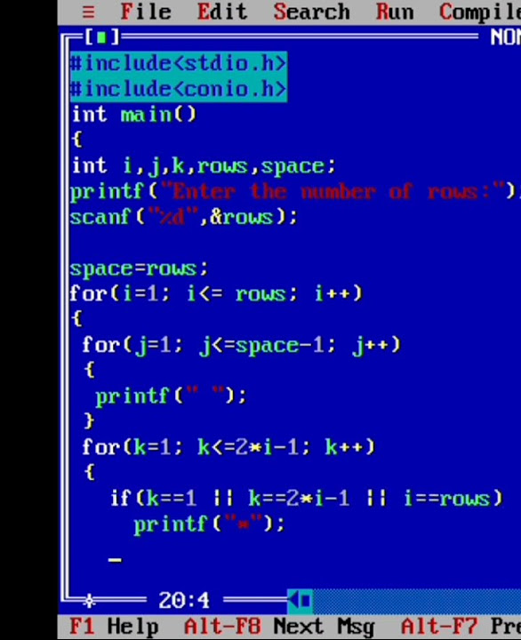 Draw Pattern C Language Shorts Coding C Coding Language Tech Python Amezing Computer