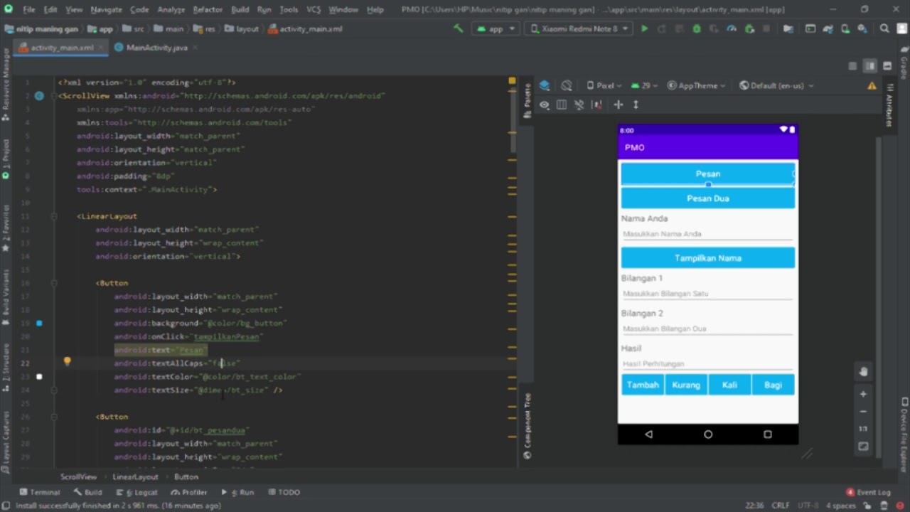 Pemrograman Mobile 1 - Pertemuan Pertama - YouTube