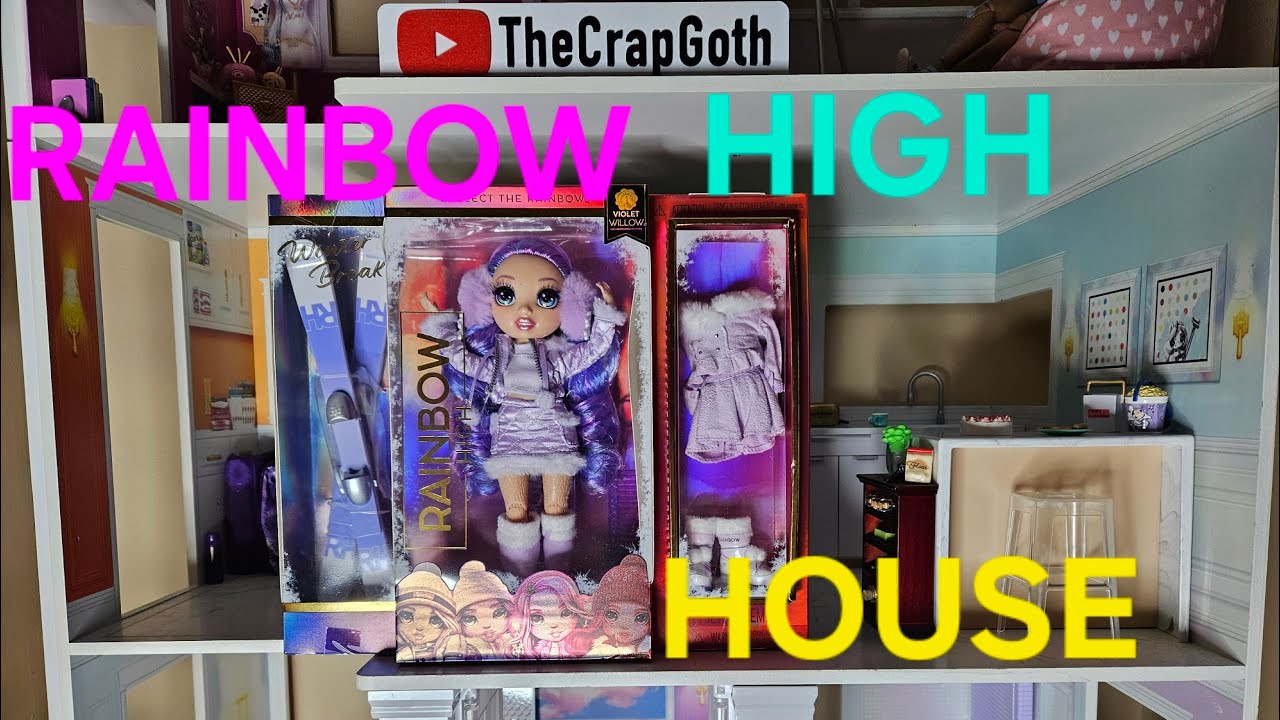 TOY REVIEW!! RAINBOW HIGH HOUSE! - YouTube