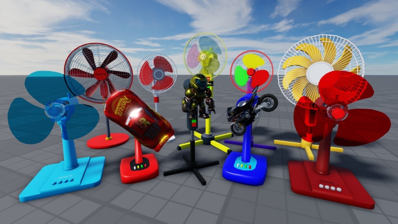 Super Various DIY Fan Video Invention, Stand Fan, Desk Fan - Kipas ...