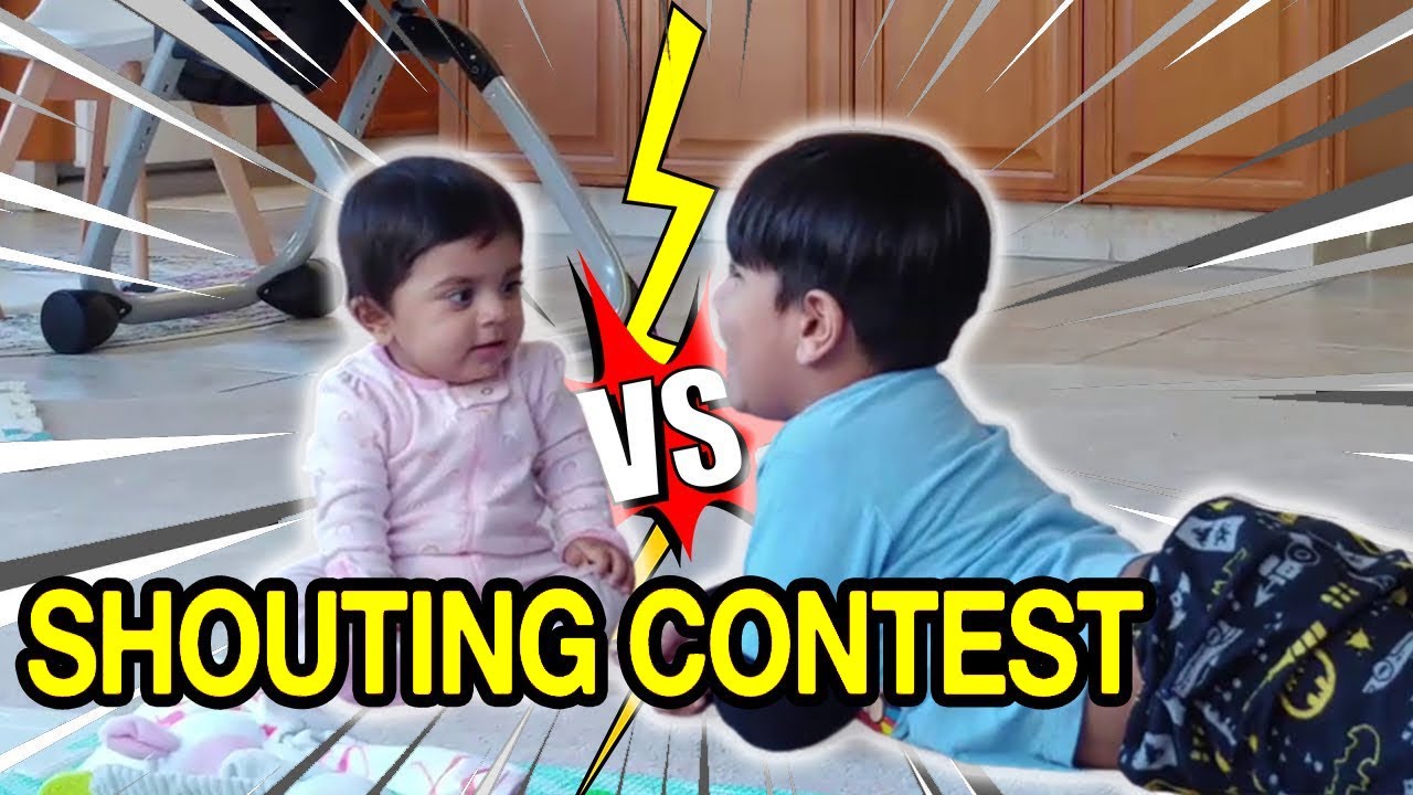 The World's Cutest Shouting Contest | Baby Shouting Contest ...