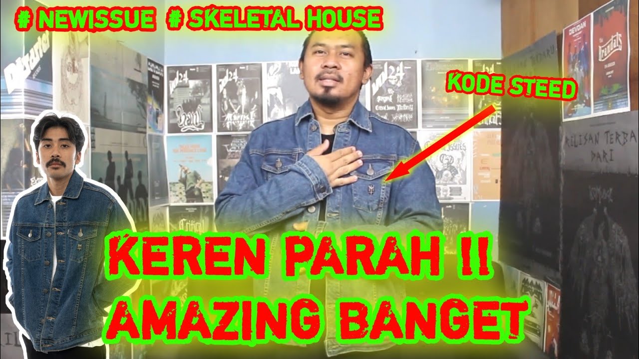 UNBOXING JAKET DENIM TERBARU MATERNAL DISASTER ORIGINAL | STEED - YouTube
