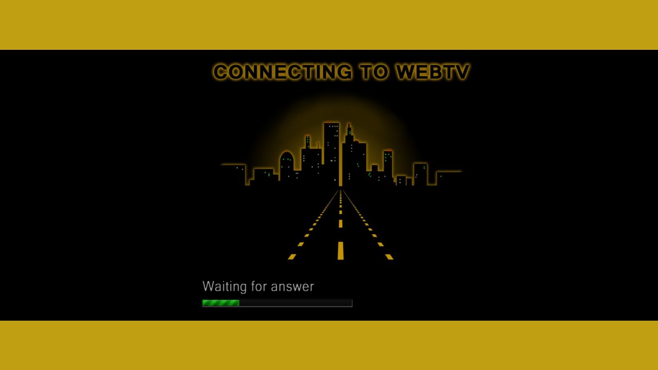 WebTV dialing Connecting to Webtv MID - YouTube