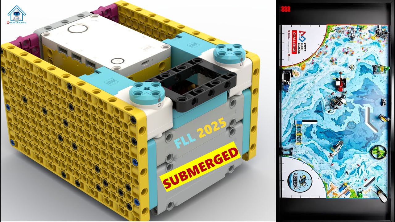 FLL 2025 Submerged Spike Prime Lego Robot Design Building Instructions ...