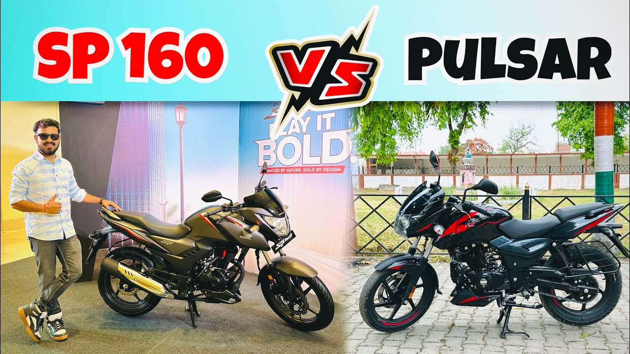 New Honda SP 160 Vs Bajaj Pulsar : Which is Best Bike | Detailed ...