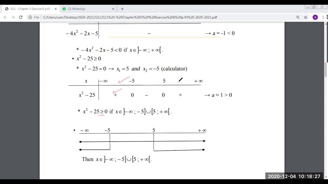 G11 - Chapter 3 (Exercise 6(part2) page 43) - YouTube