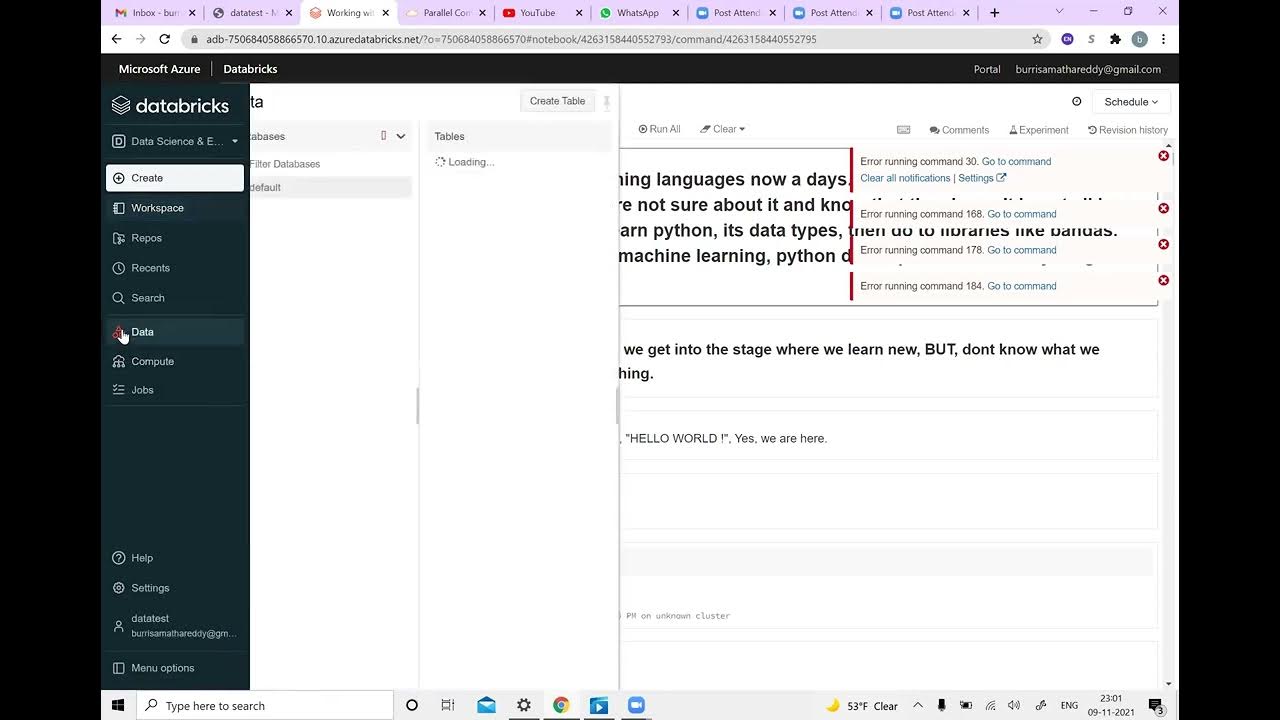 Working with Python Using Databricks:Session-5 - YouTube