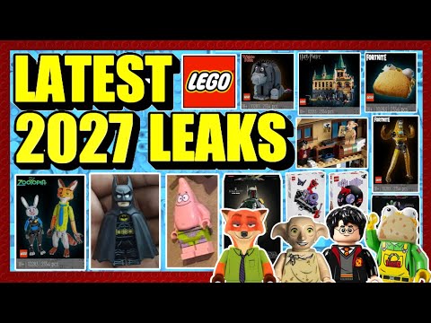 INSANE NEW LEGO LEAKS! Harry Potter, DC, SpongeBob, Disney, Fortnite, Star Wars & MORE!