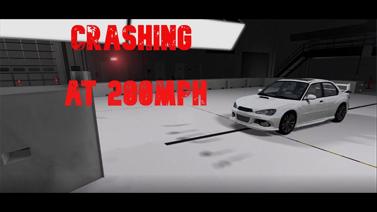 Car Crash At 200 MPH Simulation Crashes - YouTube