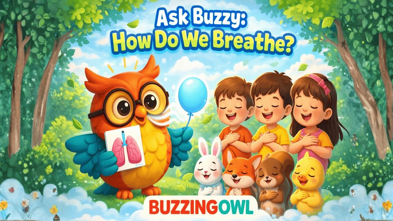 "HOW DO WE BREATH "Ask Buzzy" | BuzzingOwl | Educational, Learn ...