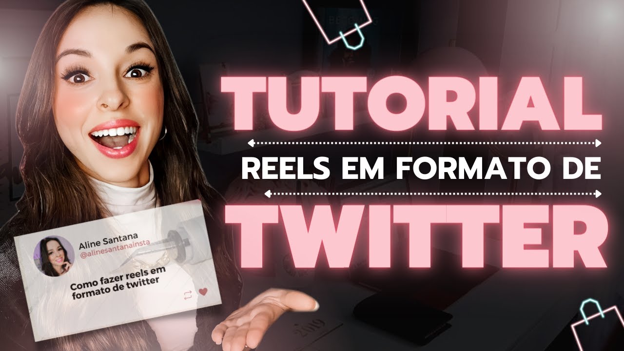 COMO FAZER REELS EM FORMATO DE TWITTER - YouTube