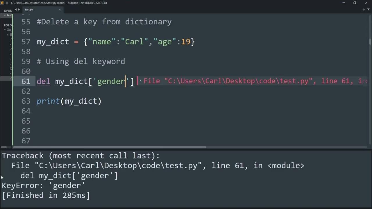 How Do You Delete Instances In Python Youtube