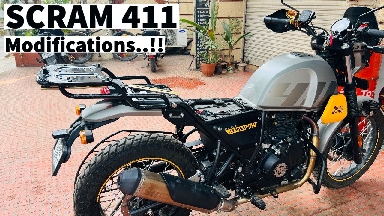 CUSTOMISED ACCESSORIES FOR SCRAM 411 | JDR Top Box - 45 Litres | Custom ...