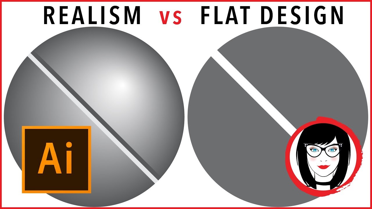 DRAW THIS! TWO WAYS: realism and flat design! - YouTube