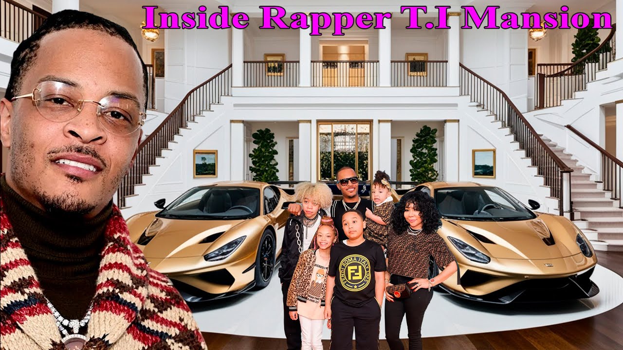 Rapper T.I.'s Atlanta Mansion ★ WIFE, 7 Children, Cars, Net Worth ...