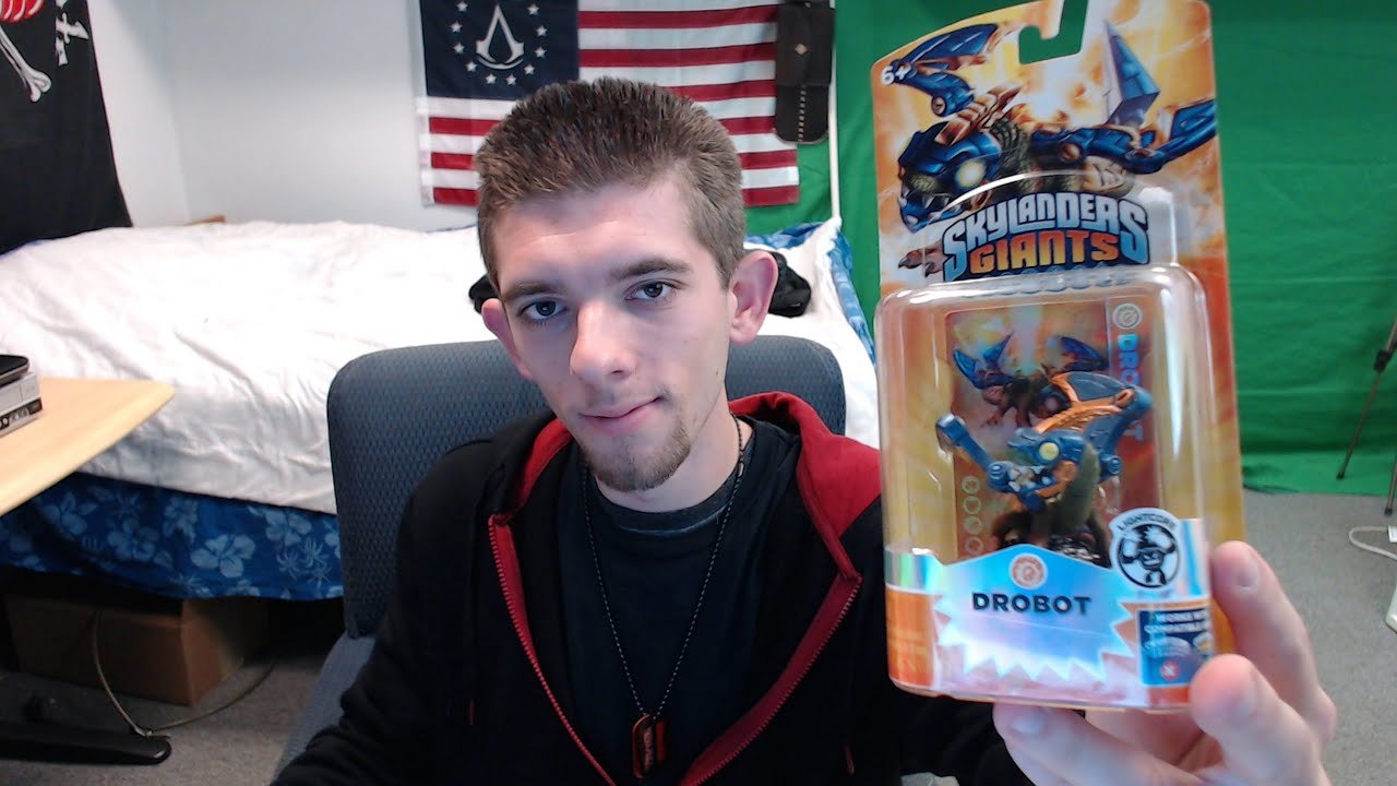 Skylanders Giants Light Core Drobot Unboxing - YouTube