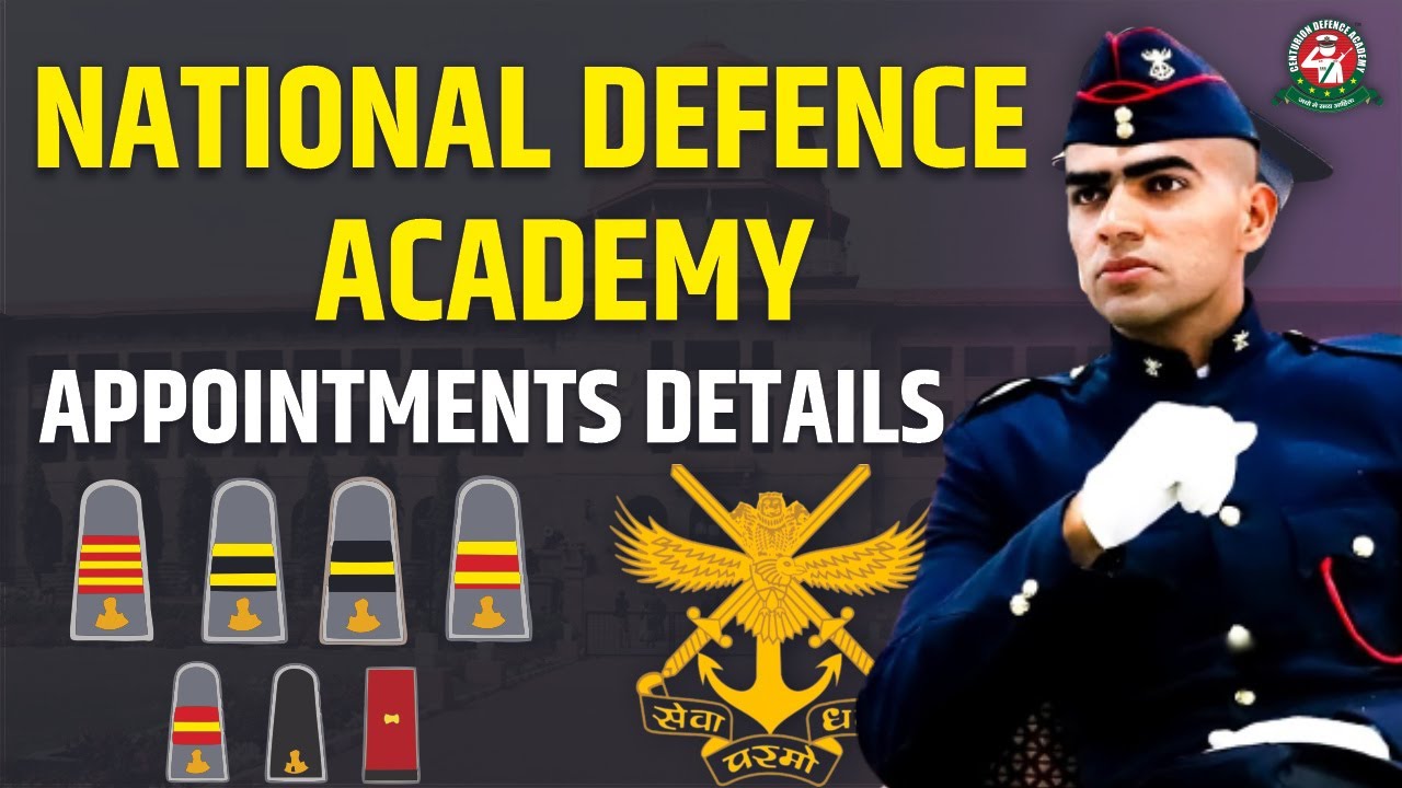 NDA Rank Structure | How NDA Cadets get Ranks during Training? NDA ...