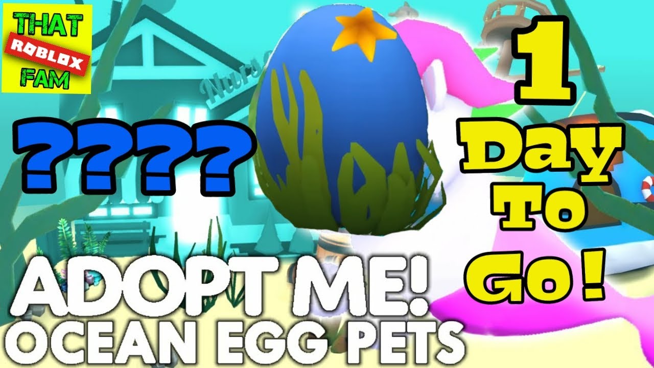 Adopt me Ocean Eggs Update! New Ocean Pets Coming ! What pets ?! # ...