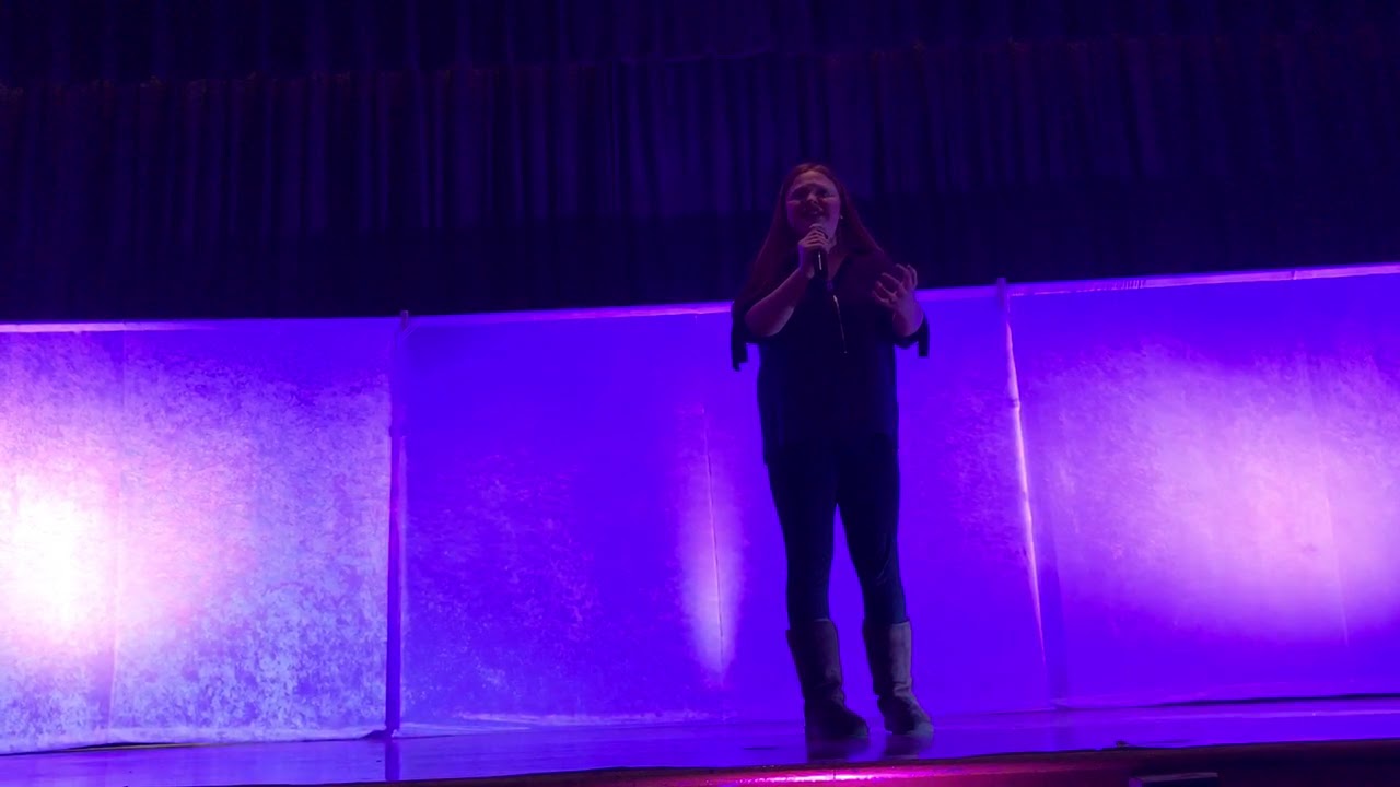 Amelia Wells Sayville Sings Don’t Rain On My Parade 3/1/19 - YouTube