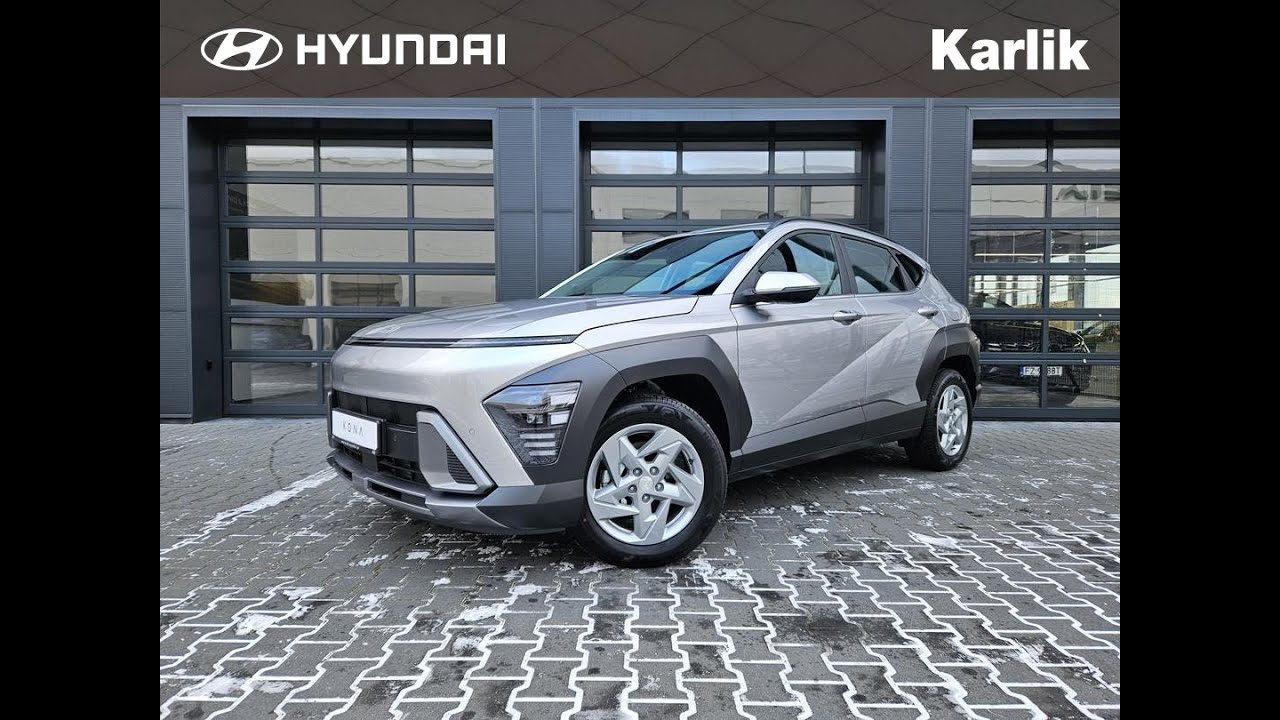 NEW Hyundai Kona MT Executive Design Shimmering Silver - YouTube