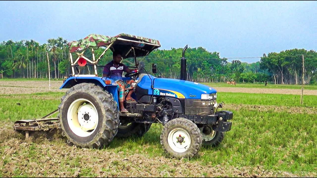 NEW HOLLAND TT55 Tractor Power Working Extra Heavy Duty Cultivator ...