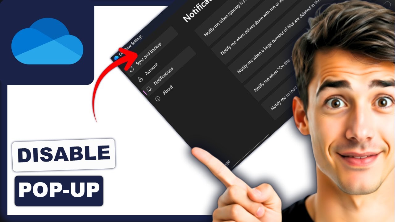 How to disable OneDrive Windows 10 pop-up (Easiest Way)(2026 Guide ...