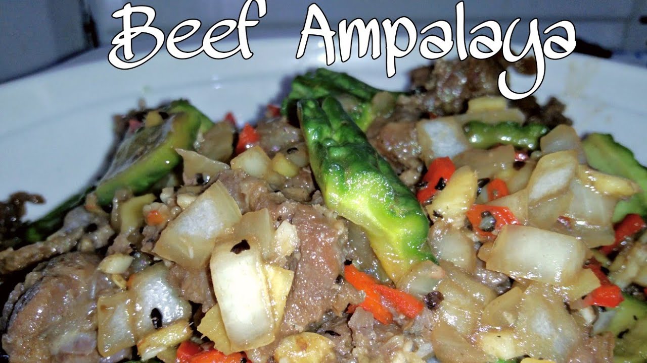 Amplaya Con Carne/ bitter gourd| healthy ampalaya| Cooking Style - YouTube