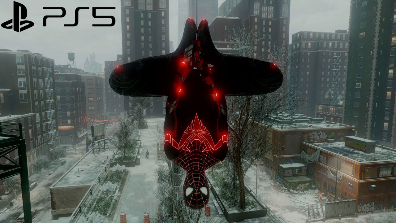 Spider-Man Miles Morales - Advanced Tech Suit Free Roam Gameplay (4K ...