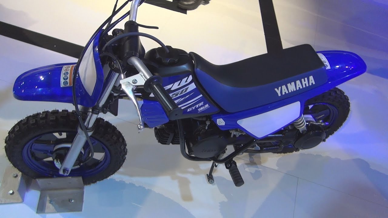 Yamaha PW50 Racing Blue (2019) Exterior and Interior - YouTube