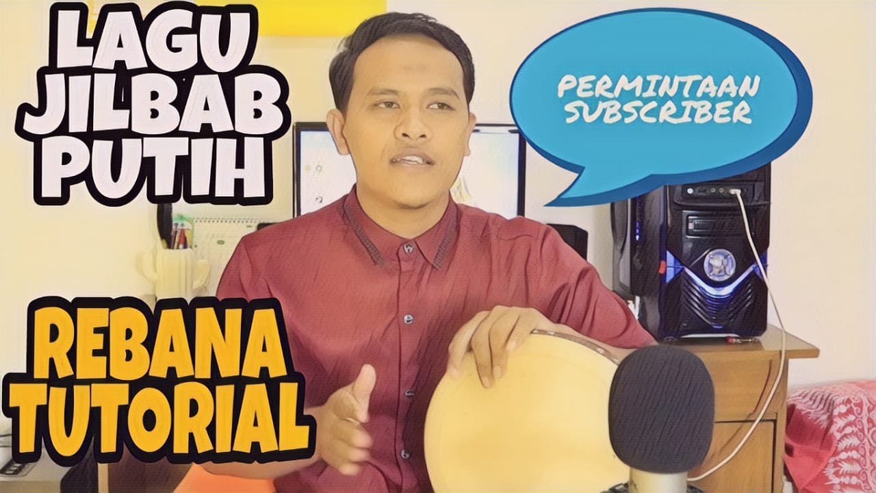 JILBAB PUTIH (NIDA RIA) | TUTORIAL REBANA PEMULA | PERMINTAAN SUBSCRIBER | DEK MAY - YouTube