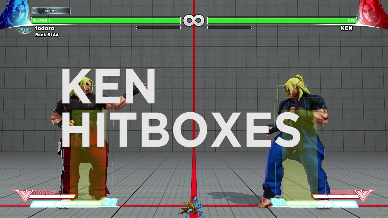 SFV Ken Hitboxes - YouTube