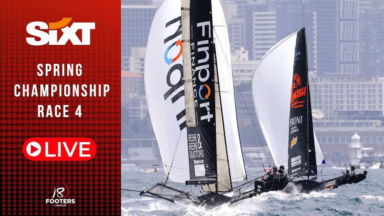 18ft SKIFFS - Spring Championship Race 4 - YouTube