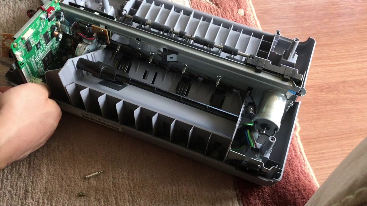 INKJET PRINTER DISASSEMBLY - what is inside? Complete knock down ...