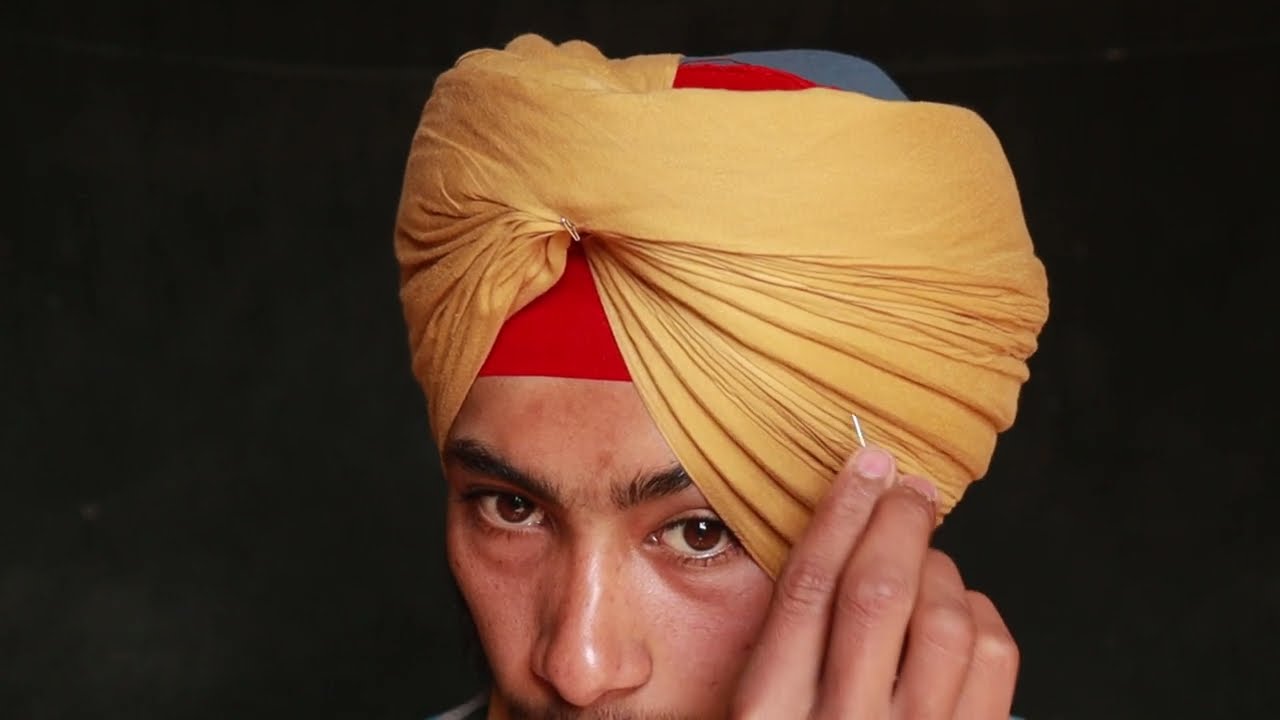 Amritsar Shahi Mix Pagg With Backside Tutorial Part - 2 // BY BABBU ...