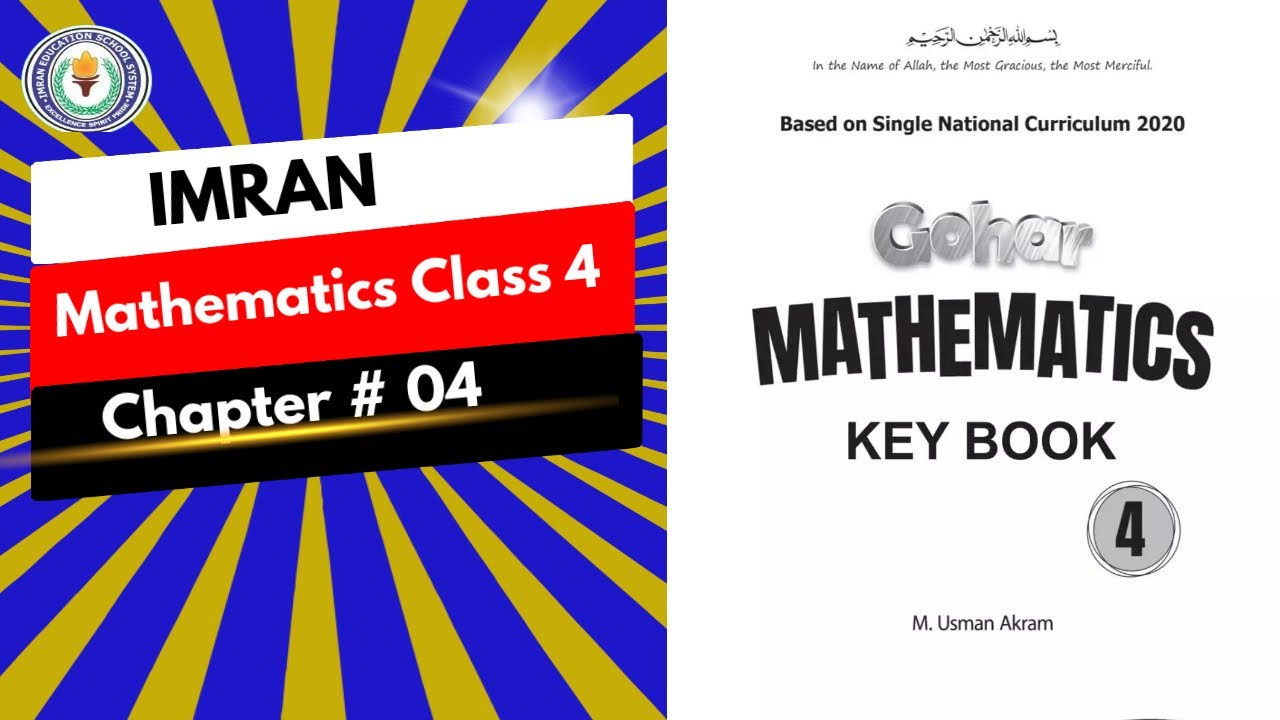 Chapter #4 mathematics Class 4 - YouTube