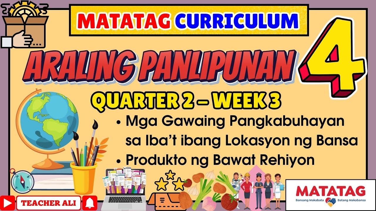 GRADE 4 ARALING PANLIPUNAN 4 QUARTER 2 WEEK 3 - YouTube