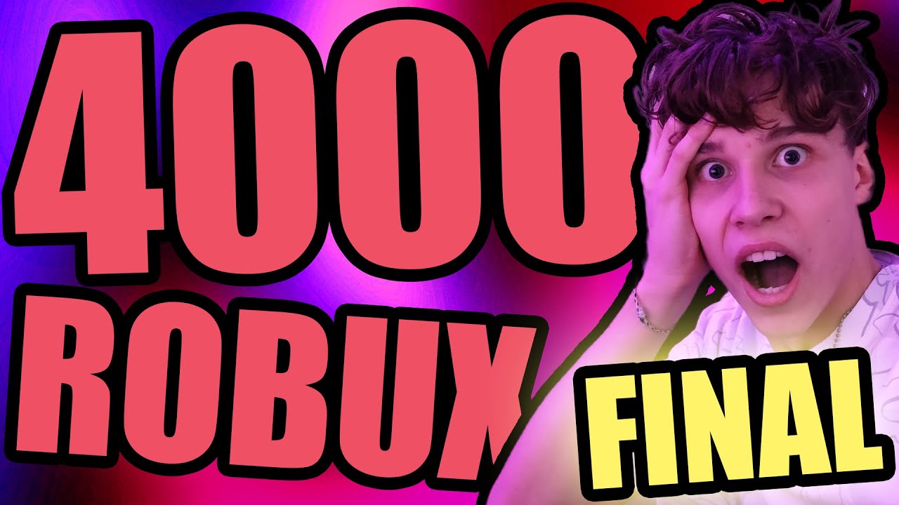 🔴4000 ROBUX GIVEAWAY FINAL PART - YouTube