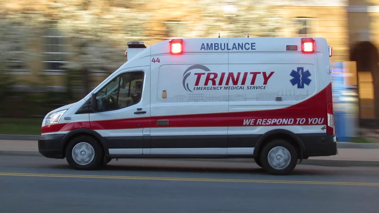 Trinity Ambulance 44 Responding - YouTube