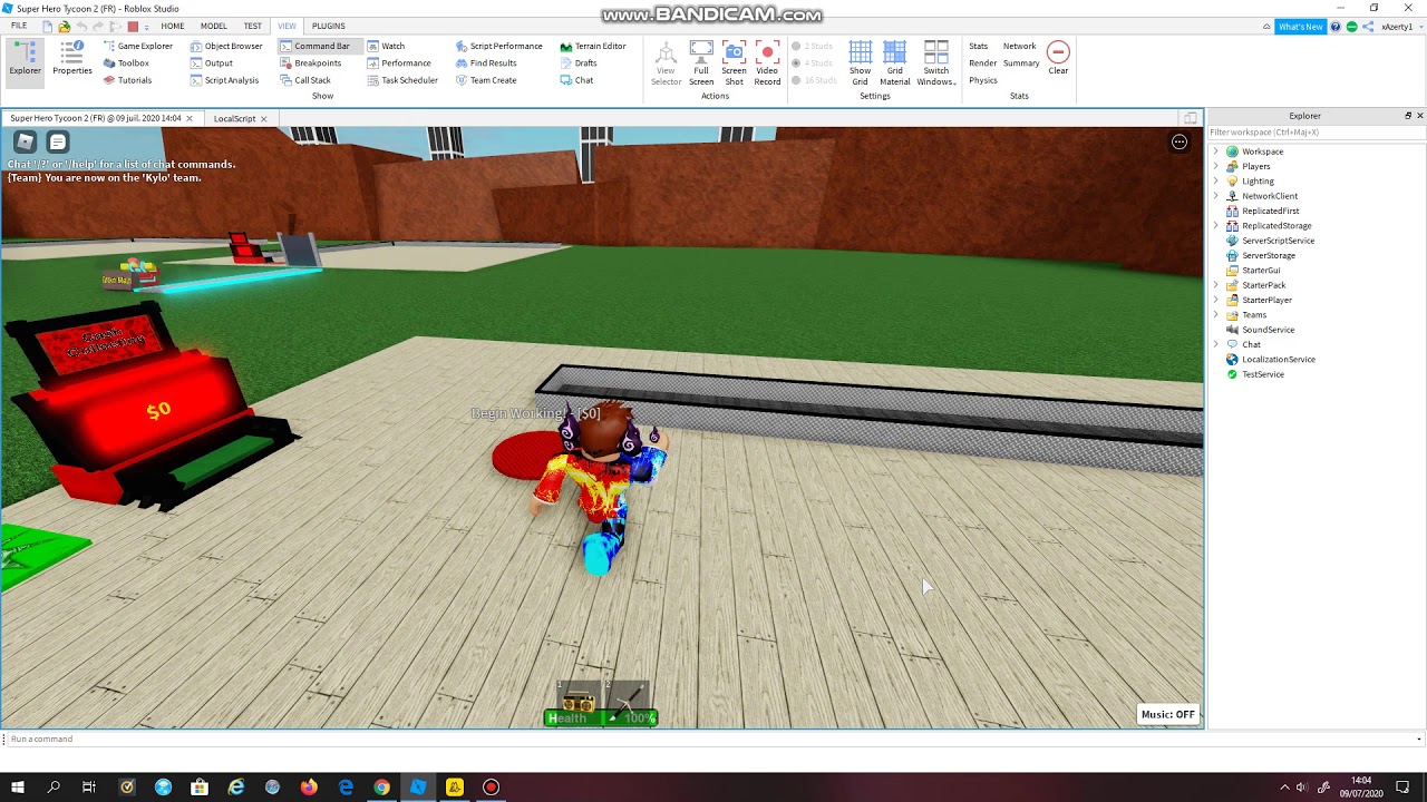 ROBLOX Studio COMMENT FAIRE UN SHIFT POUR COURIR - YouTube
