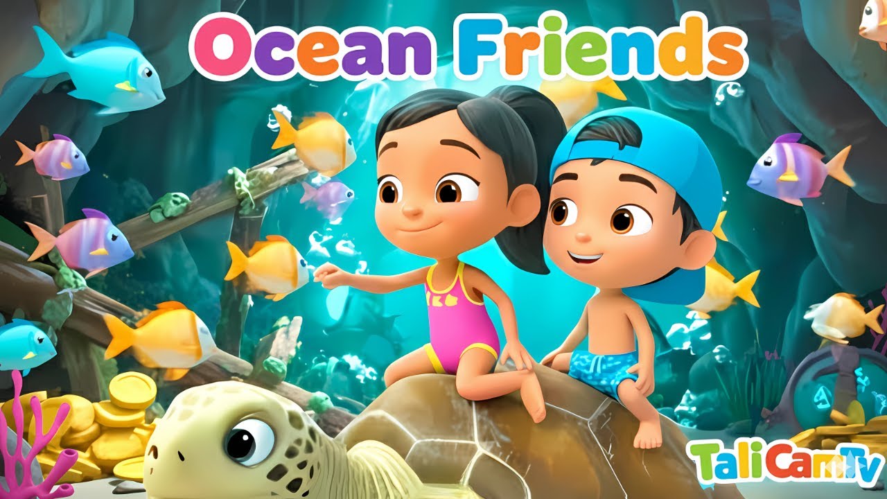 Ocean Friends Song 🌊 | Deep Sea Discovery | Nursery Rhymes for Kids ...