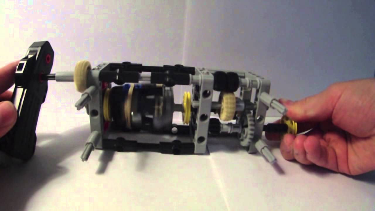 Lego Automatic Gearbox V2 - YouTube