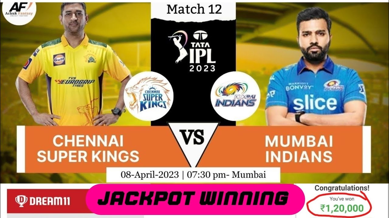 MI vs CHE Dream11 Team MI vs CSK Dream11 Team Today|Mumbai vs Chennai ...