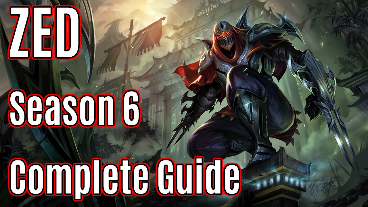 League of Legends Mid Zed Guide | Season 6 | Patch 6.1 - YouTube