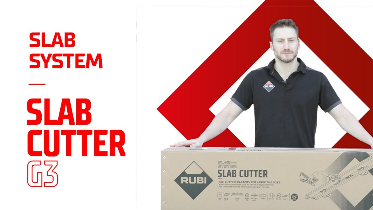 Cut Any Format of Tile Sheets Using RUBI's SLAB CUTTER G3 - YouTube