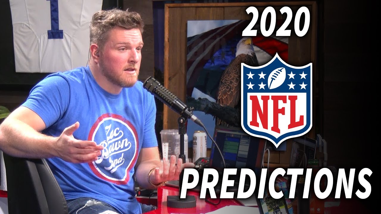 Pat McAfee Predicts The 2020 NFL Division Winners - YouTube