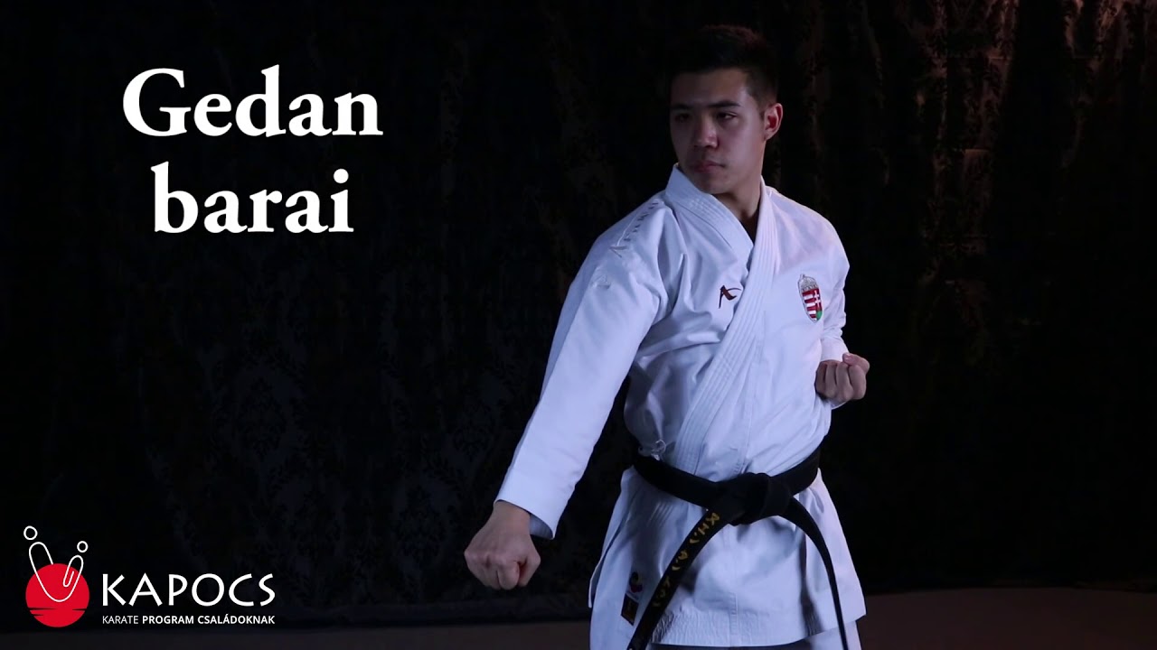 Karate Shotokan - Gedan barai - Kapocs Sportprogram - YouTube